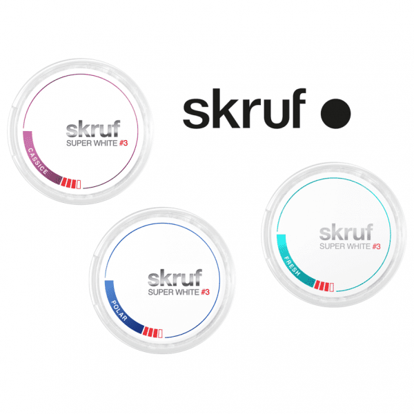 Skruf Super White Fresh Slim Strong - Snusifer